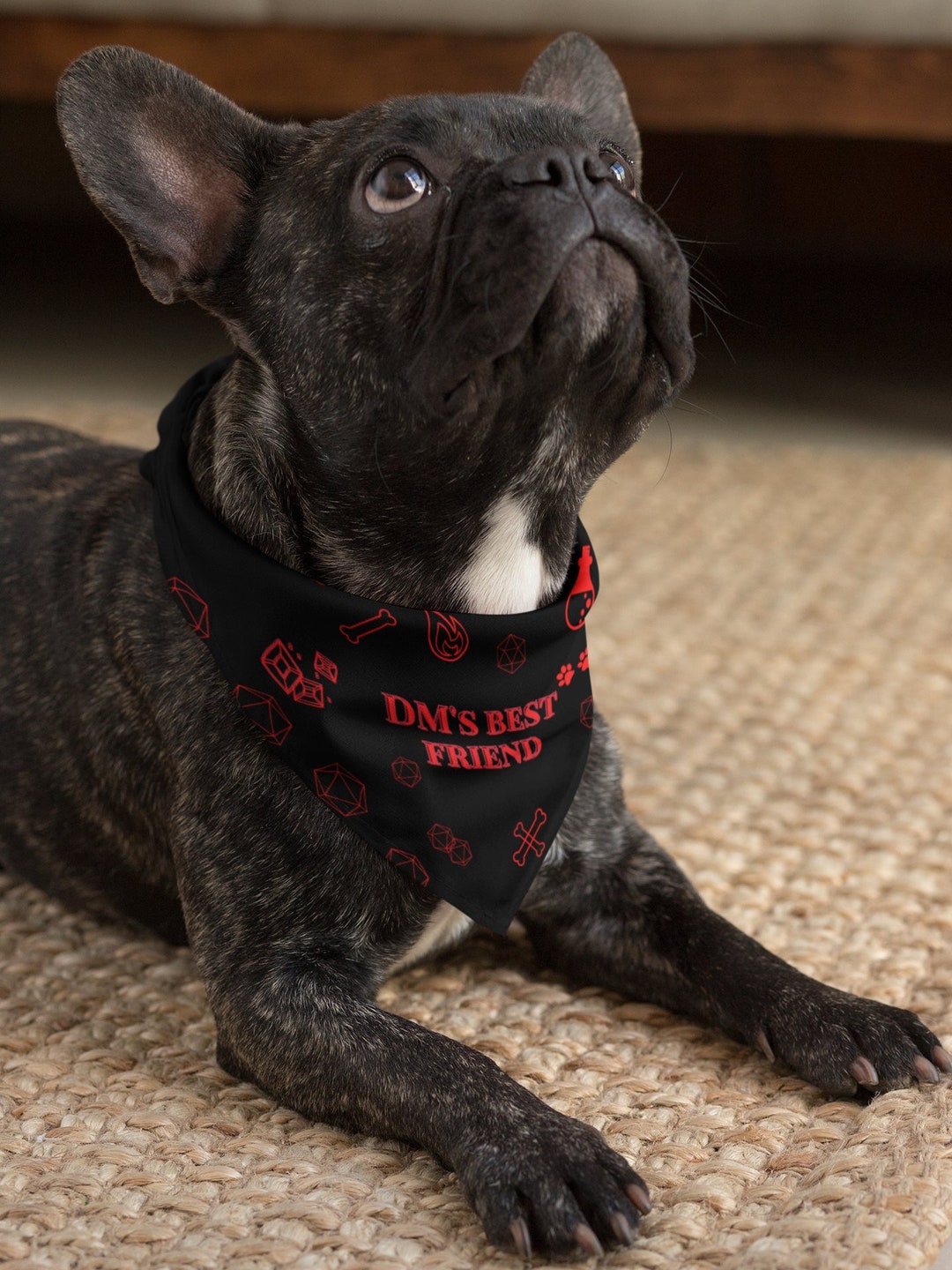 Dnd Dog Bandana, Dnd Collar, Dm's Best Friend Dog Bandana, Pet Bandana ...