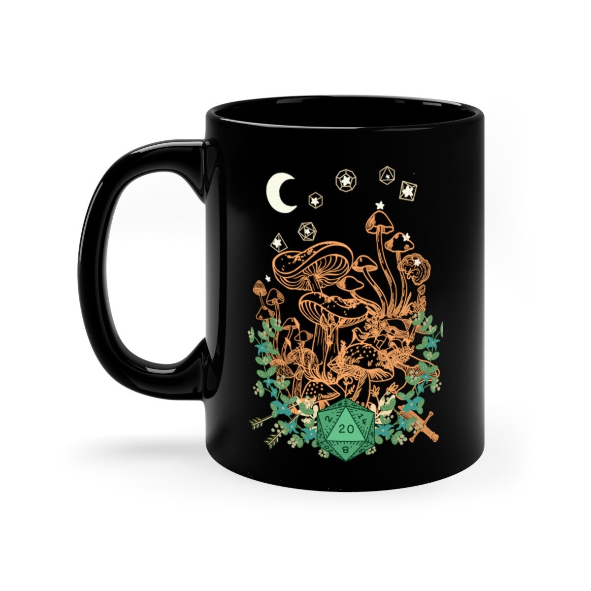 Dnd Magic Mushrooms Mug Dnd Mushroom Mug D20 Mug RPG Mug - Etsy