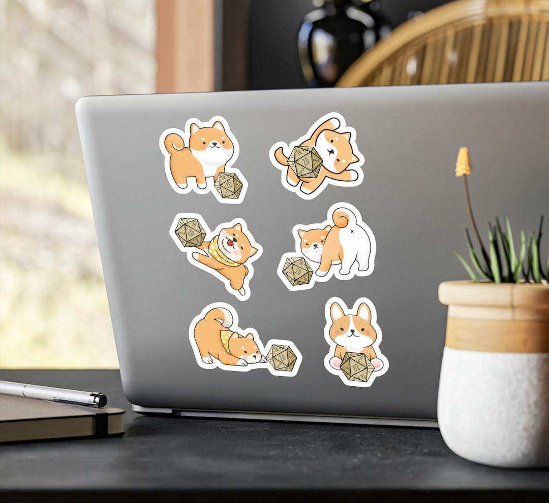 Dnd Kiss-cut Vinyl Decals, Dnd Vinyl Sticker Sheet, Dnd Cute Stickers ...