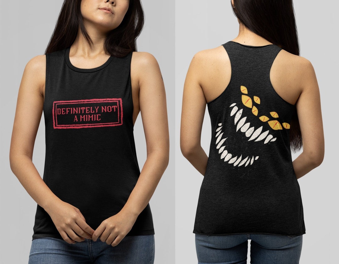 Dnd Mimic Tank Top, RUNS SMALL D20 Tank Top, Dnd Tank Top, Women's Tank ...