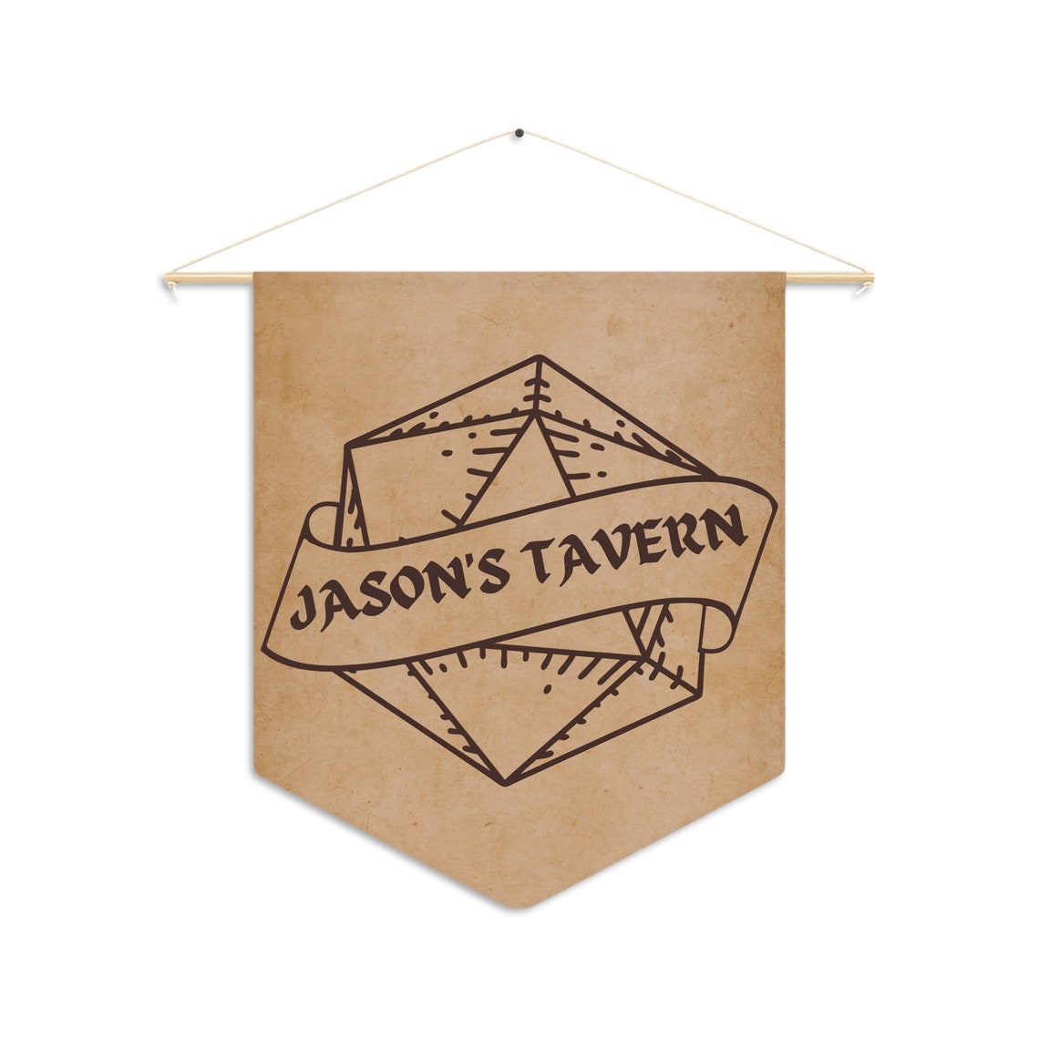 Dnd Personalized Flag Dnd Wall Decor Dnd Pennant D&D Game - Etsy