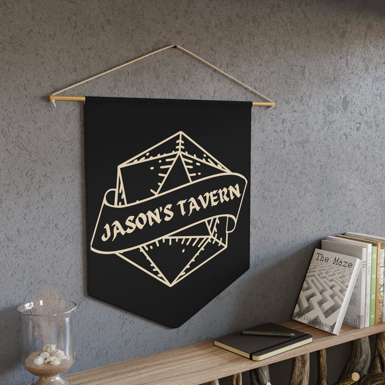 Dnd Personalized Flag, Dnd Wall Decor, Dnd Pennant, D&D Game Room Decor ...