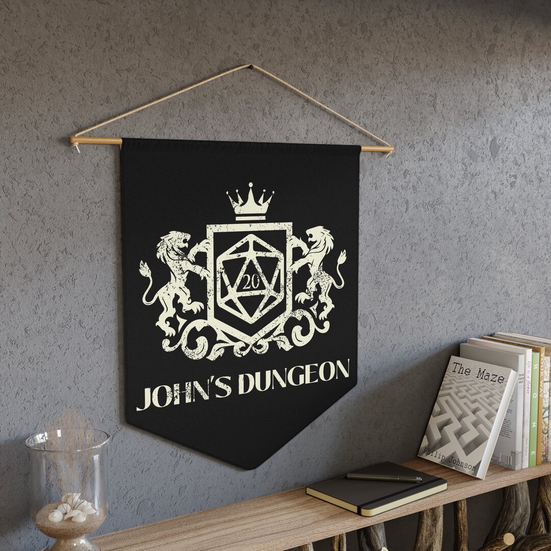 Dnd Personalized Flag, Dnd House Warming Gift, Dnd Pennant, Dnd Wall ...