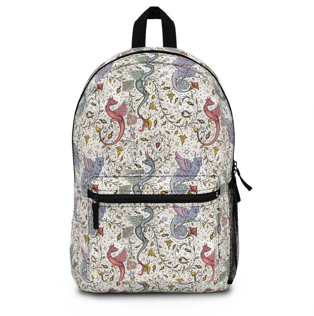 Dnd Backpack, Dnd Laptop Bag Backpack, Dragons and Dice Backpack, Dnd ...