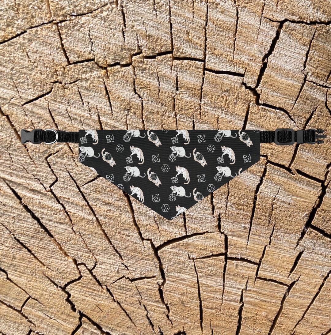 Dnd Pet Bandana, Dnd Collar, Dnd Cat Bandana, Pet Bandana Collar, Dnd ...