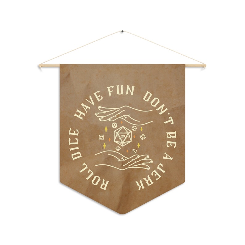 Dnd Flag, Dnd Wall Decor, Dnd Rules, D&D Game Room Decor, Dnd Gifts ...