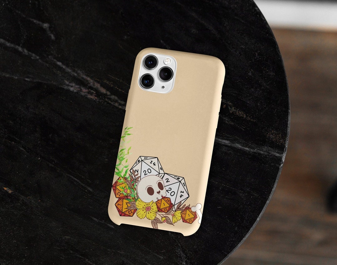 Dnd Phone Case, Dnd Skull and Dice Phone Case, Dnd Gifts, Dnd Slim ...