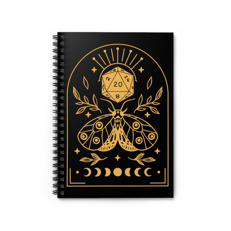 DND Journal, Dnd Druid Journal, D&D Character Journal, DND Moth and D20 ...