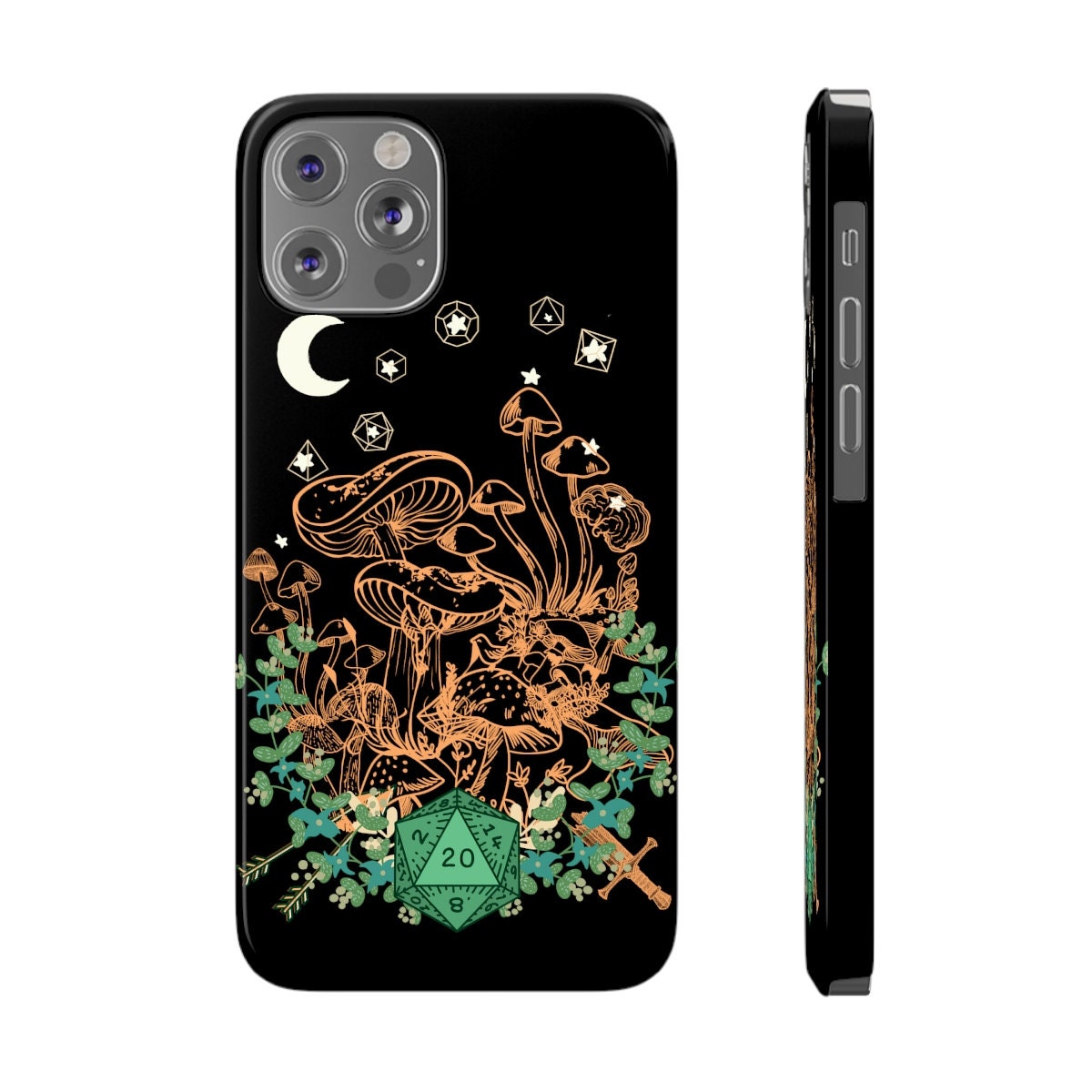 Dnd Phone Case Dnd Dice D20 Phone Case Dnd Mushrooms Phone - Etsy