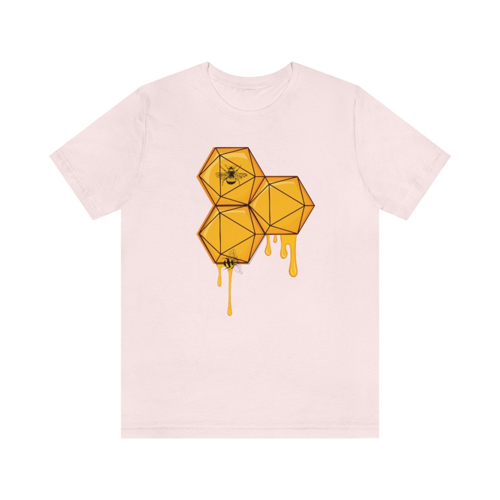 Dnd Bees and Honey Tee ,dnd D20 Tee, Dnd Tshirt, DM Shirt, TTRPG Shirt ...