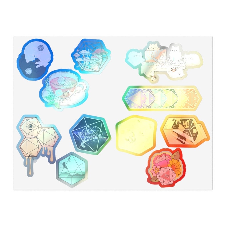 Dnd Sticker Sheet, Dnd Stickers, Dnd Sticker Bomb, TTRPG Stickers, Dnd ...