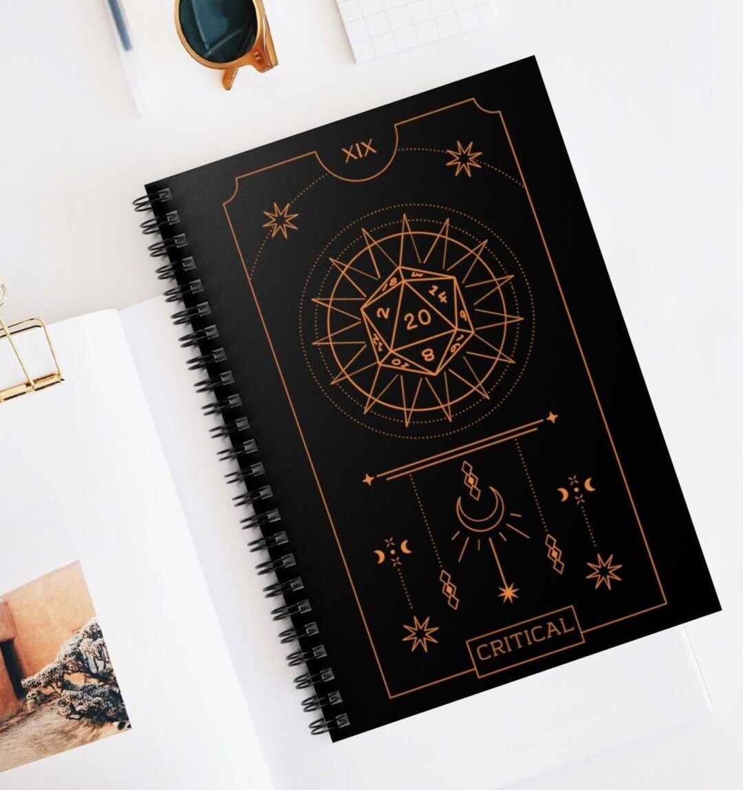 Dnd Journal, D&D Journal, Dnd Character Journal, Dnd Critical Tarot ...