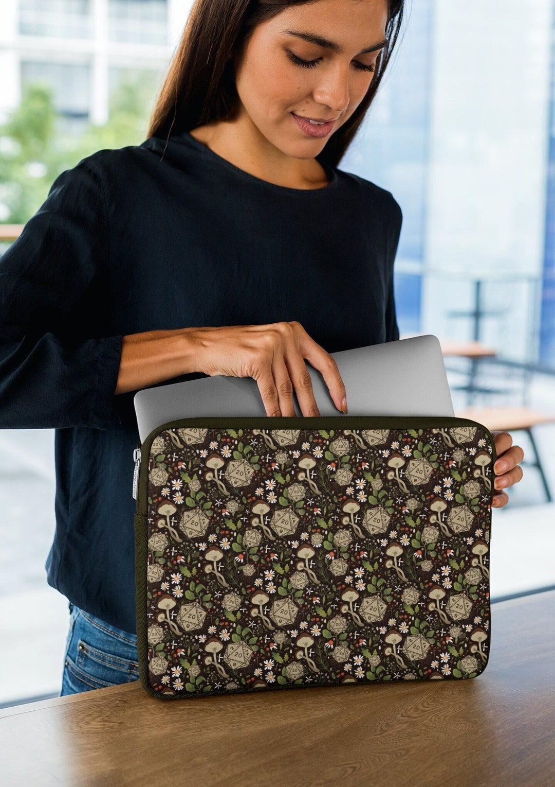 Dnd Laptop Sleeve, Dnd Laptop Bag, Dnd Laptop Cover, Dnd Gift for Her ...