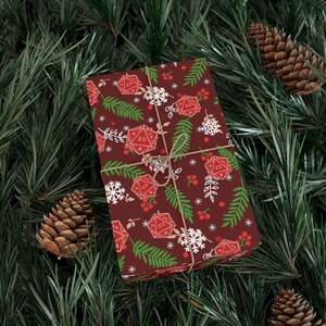 Dnd Gift Wrap Paper, Dnd Druid Gift Wrapping Paper, Dnd Gift Packing ...