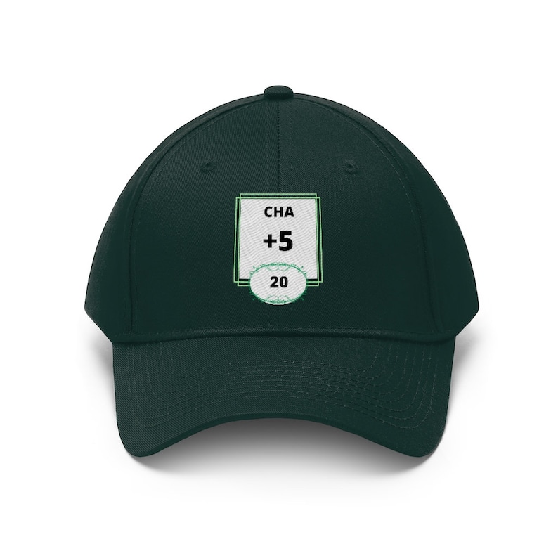 Charisma Hat, Dnd Baseball Cap ,dnd Modifier Hat, Geeky Hat ,gift for ...