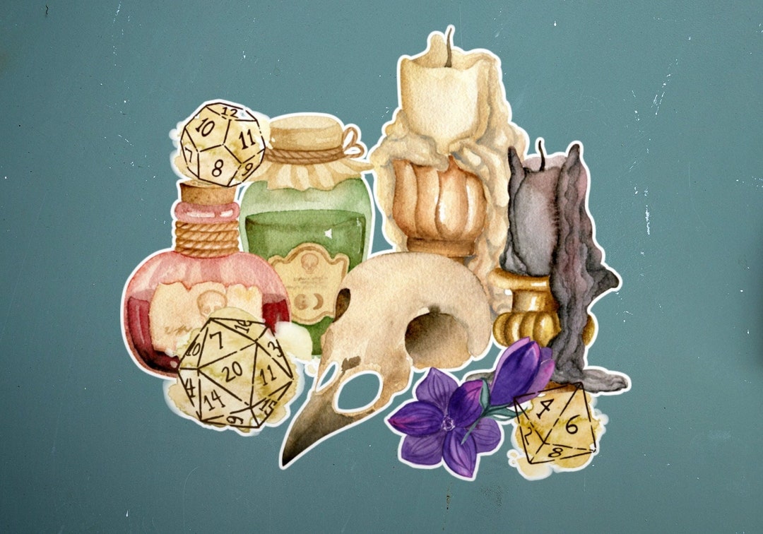 Dnd Apothecary Sticker, Dnd Stickers, Dnd Potion Maker Sticker, Dnd ...