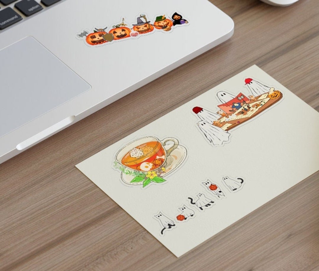 Dnd Halloween Sticker Sheet, Dnd Stickers, Dnd Sticker Bomb, RPG ...
