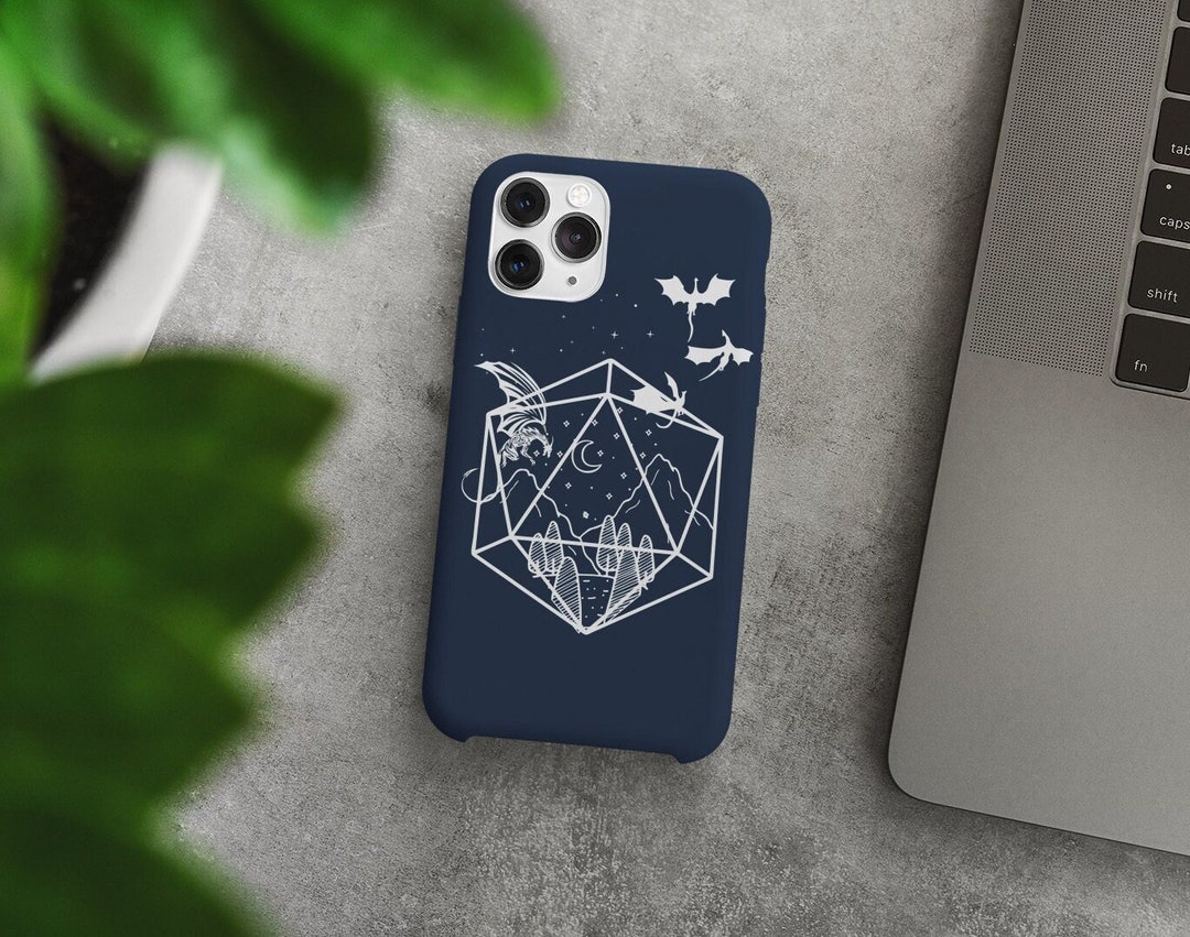 Dnd Phone Case, D20 Phone Case, TTRPG Phone Case, D&D Gift, Dnd Slim ...