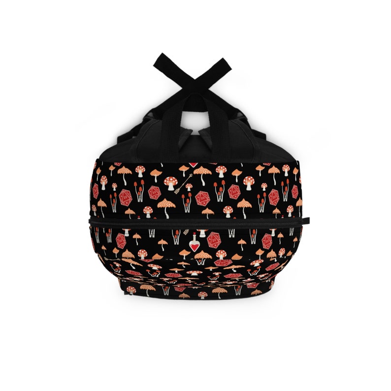 Dnd Backpack, Dnd Laptop Bag Backpack, Mushrooms D20 Backpack, Dnd ...
