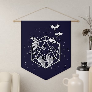 Dnd Flag, Dnd Pennant, Dnd Wall Art, Dnd Tapestry, Dnd Wall Decor, Dnd ...