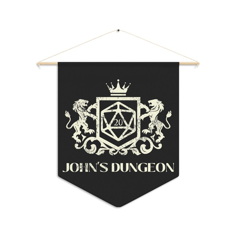 Dnd Personalized Flag Dnd House Warming Gift Dnd Pennant - Etsy