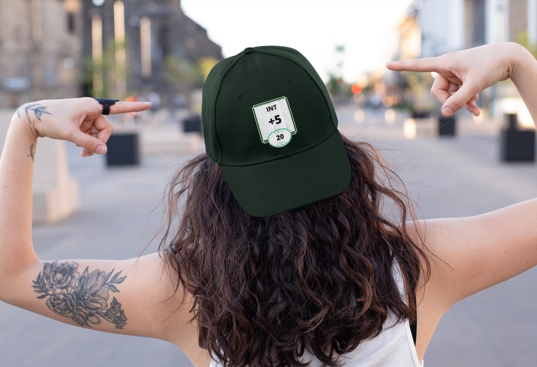 Dnd Intelligence Hat, Dnd Baseball Cap ,dnd Modifier Hat, Geeky Hat ...