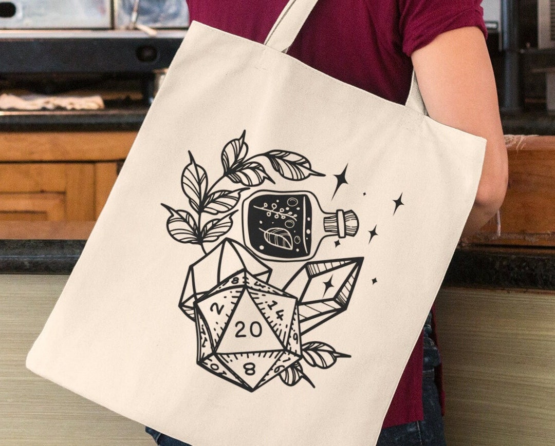 Dnd Tote Bag, Magic Potion Bag, Bag of Holdings, TTRPG Tote Bag, Dnd ...