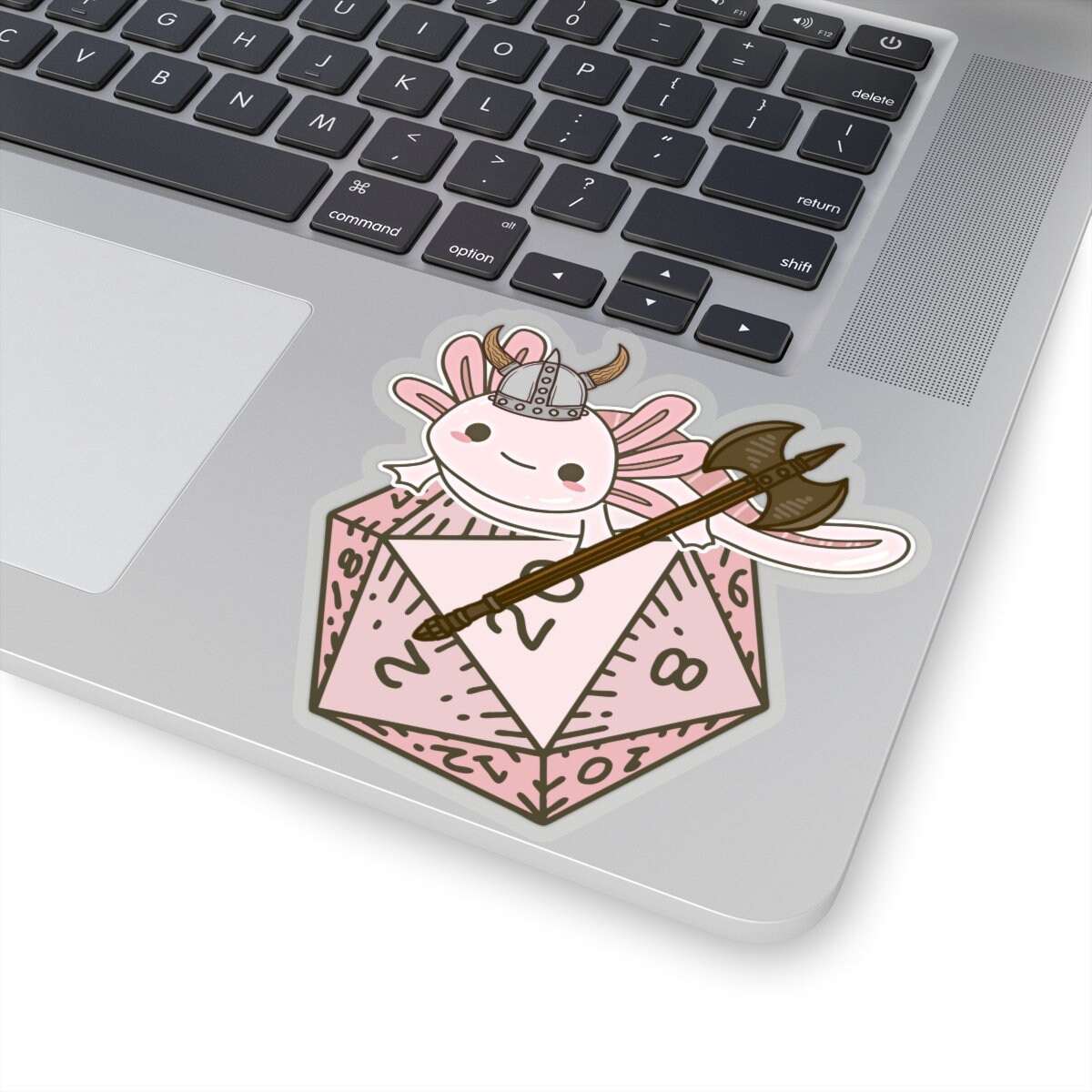 Cute Axolotl Barbarian Dnd Sticker Dnd Stickers D20 - Etsy UK