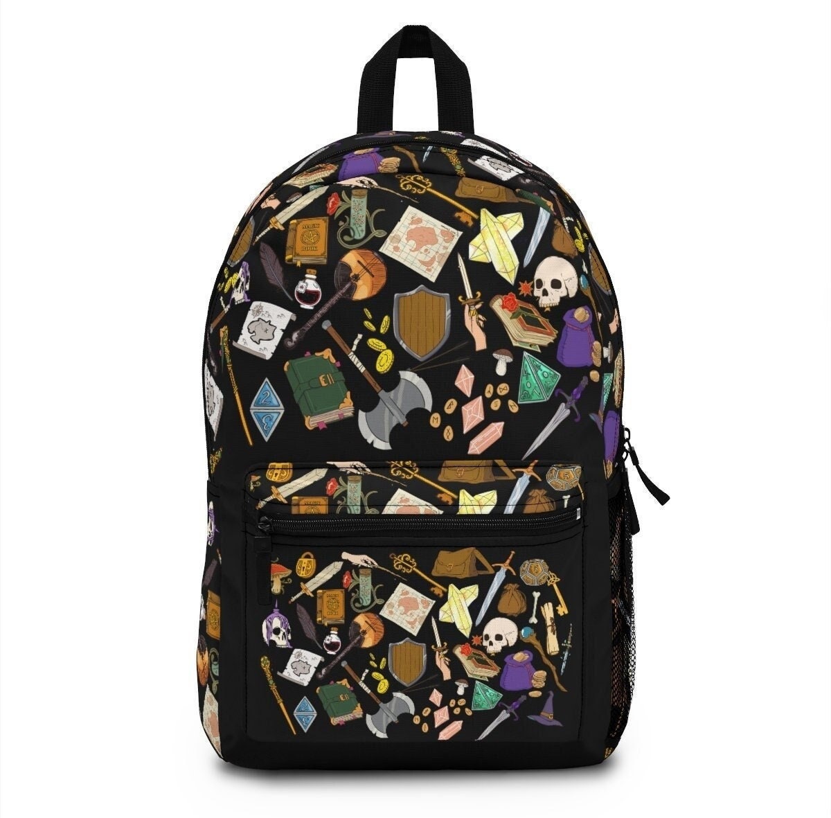 Dnd Backpack, Dnd Laptop Bag, Dnd D20 Backpack, Dnd Reto Bag, Dnd ...