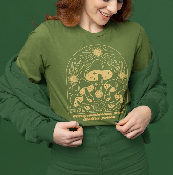 Druid Dnd Shirt Mushrooms Dnd Shirt DM Shirt D&D Tee Dnd - Etsy
