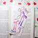 Coquette Ribbon Bookmark | Bows & Heart Buttons, Laminated - Etsy
