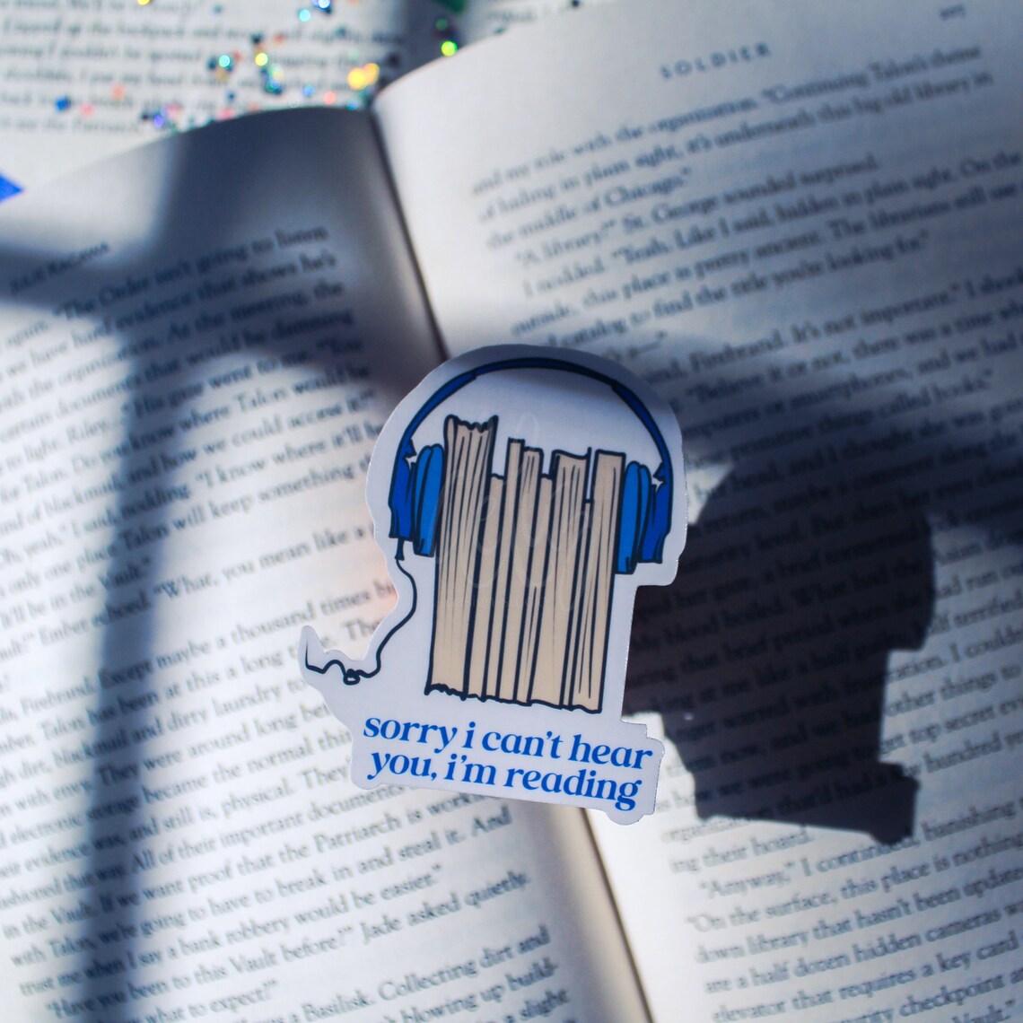 Sorry, I Can’t Hear You I’m Reading | Audiobook Sticker | Audio ...