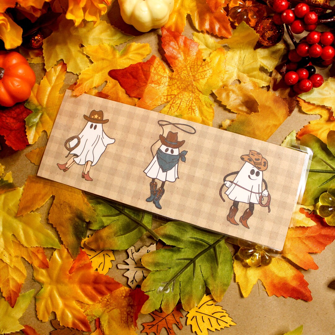 Ghost Cowboys Bookmark Cowboy Romance Era Bookmark Jack Olantern Cowboy ...