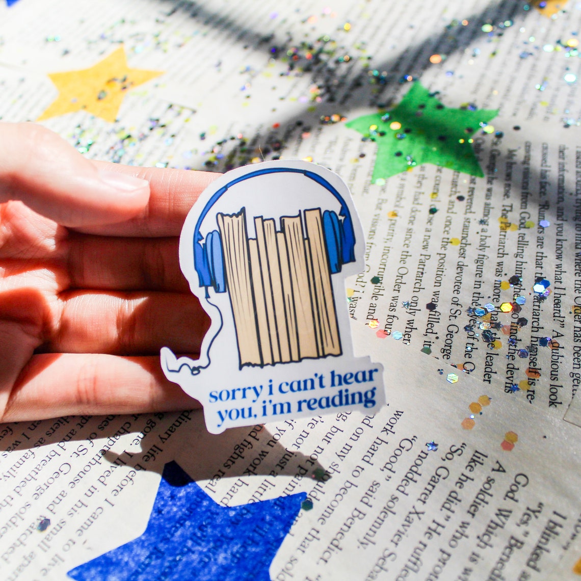 Sorry, I Can’t Hear You I’m Reading | Audiobook Sticker | Audio ...