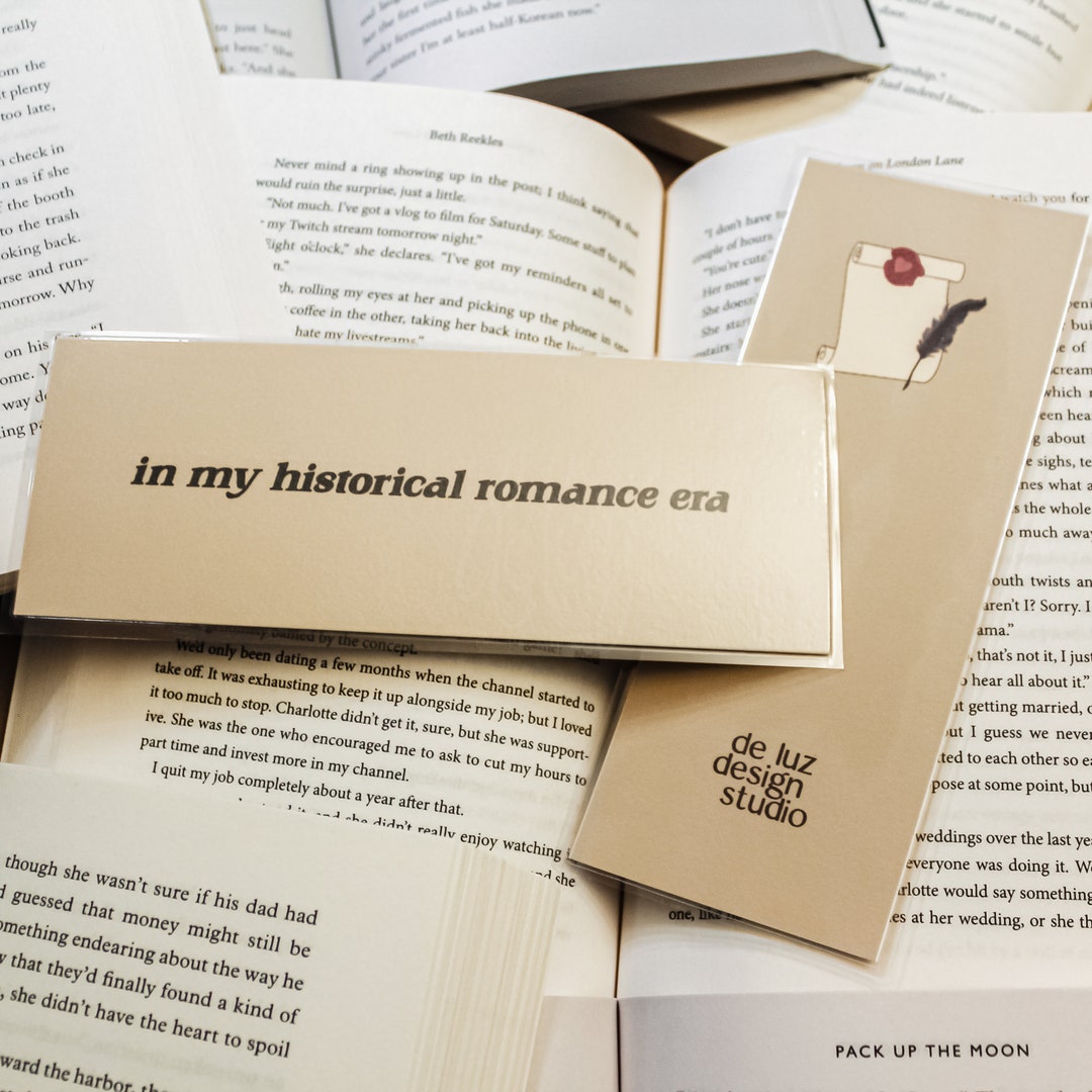 Historical Romance Reading Era Bookmark | Eras Bookmark | Bookmark With ...