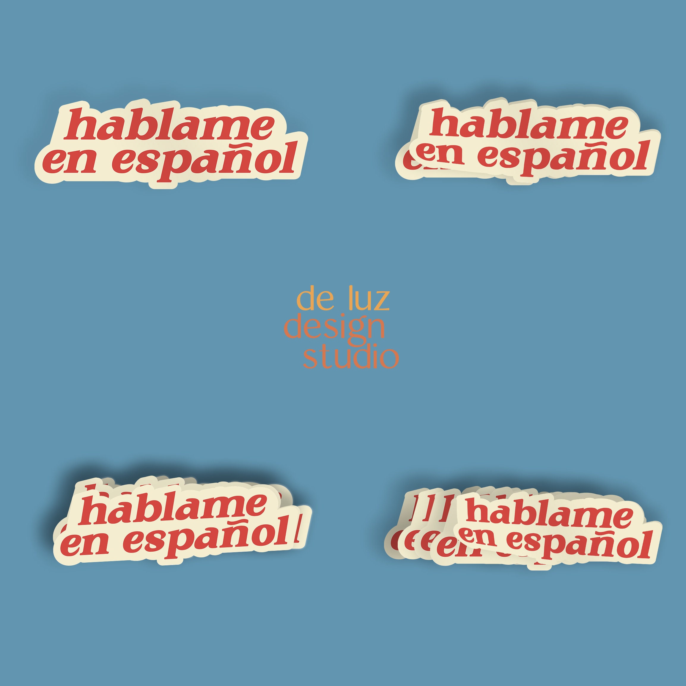 Hablame En Español Sticker Speak to Me in Spanish Sticker - Etsy