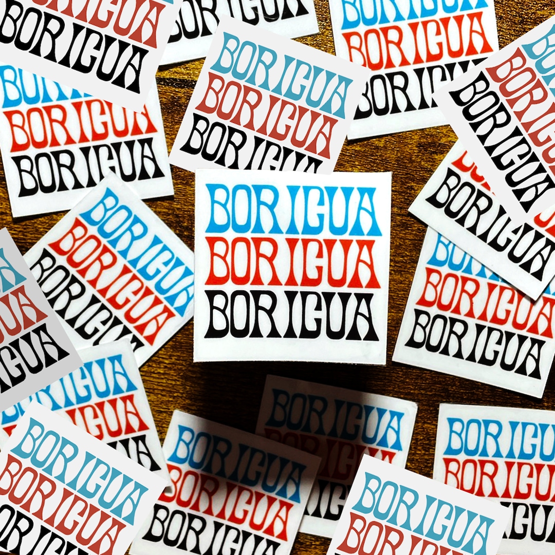 Boricua, Puerto Rican, Puerto Rico, Puertorriqueña Sticker | Die Cut ...