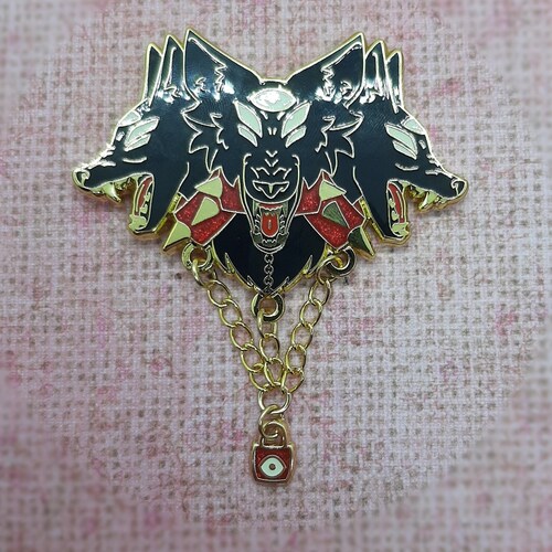 Cerberus Hades Enamel Pin - Etsy