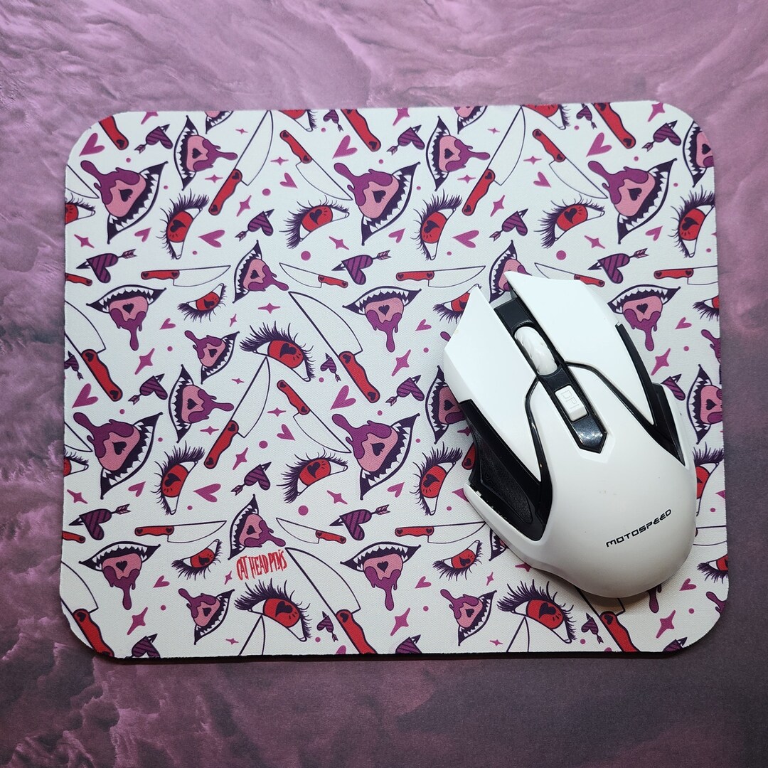 Pink Yandere Pattern Standard Mousepad - Etsy