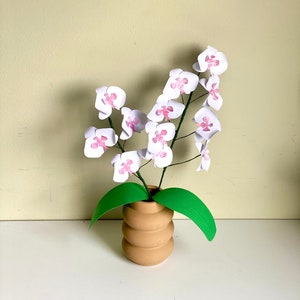 Orchid Paper Flower, Handmade Paper Flower, 3D Paper Flower - Etsy