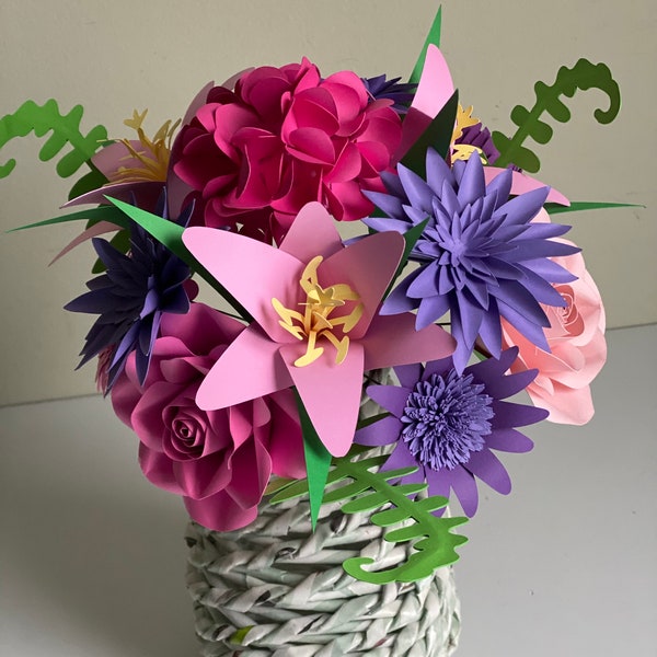 Handmade Paper Flowers - Etsy