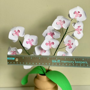 Orchid Paper Flower, Handmade Paper Flower, 3D Paper Flower - Etsy