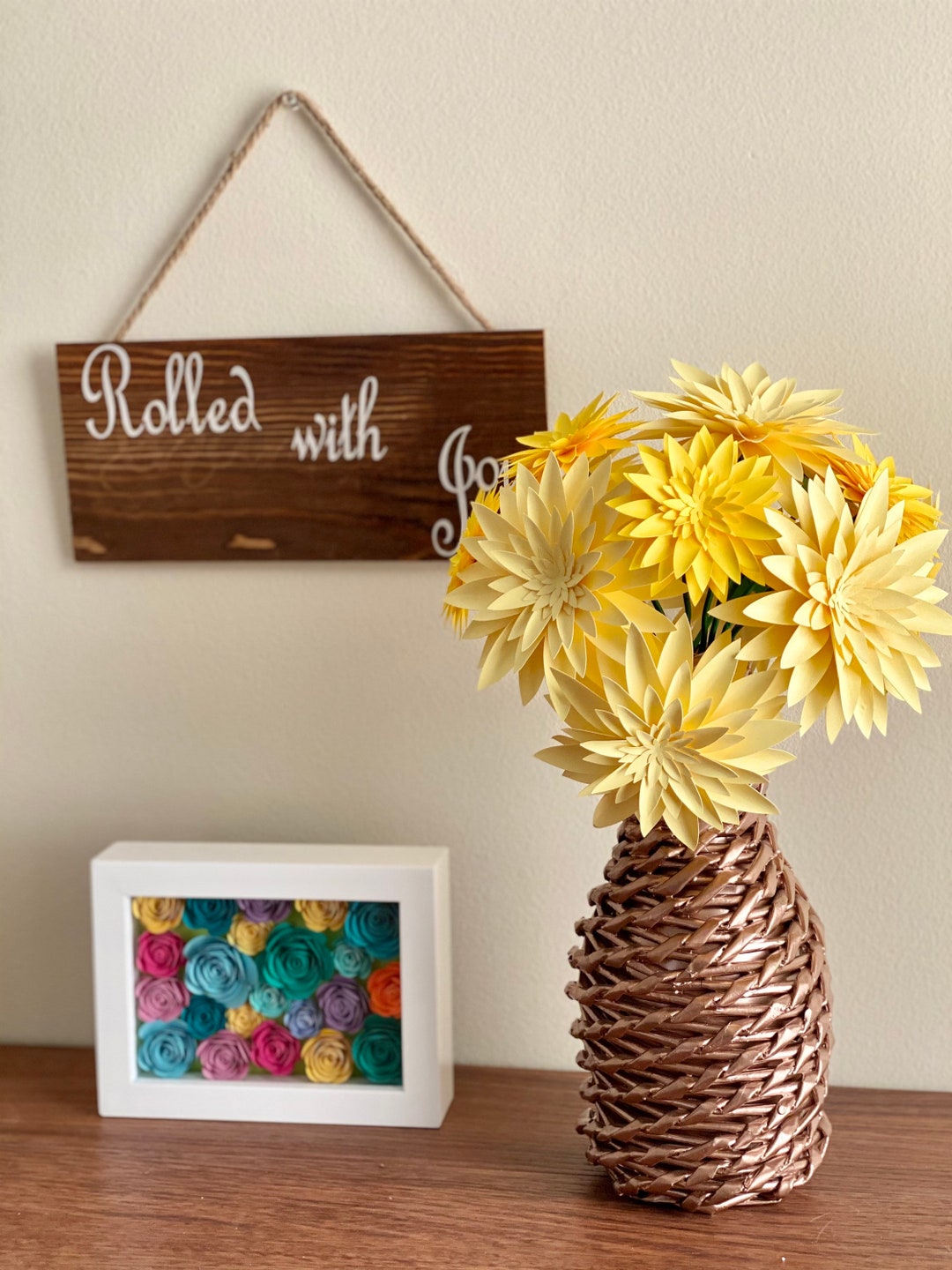 Upcycled Vase, Handmade Vase - Etsy