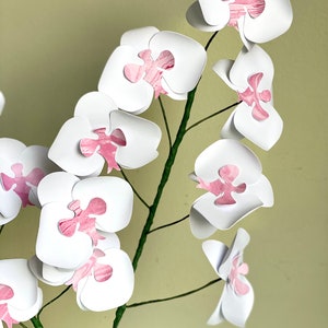 Orchid Paper Flower, Handmade Paper Flower, 3D Paper Flower - Etsy