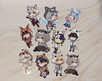 Honkai Star Rail Peeking Stickers - Etsy