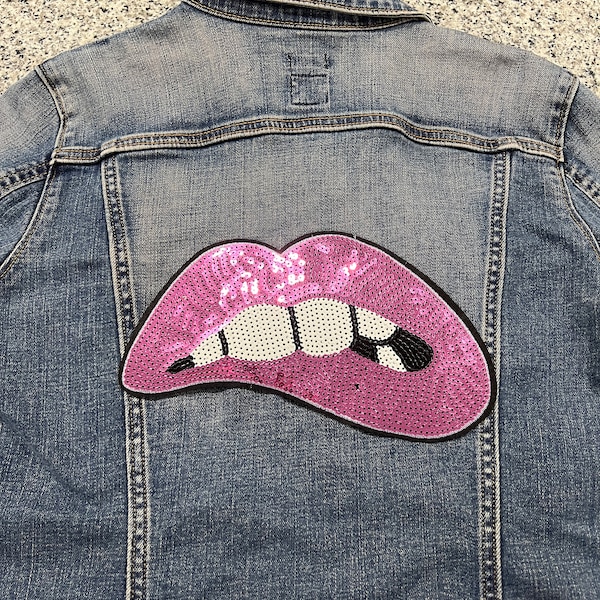 Lips Patch - Etsy
