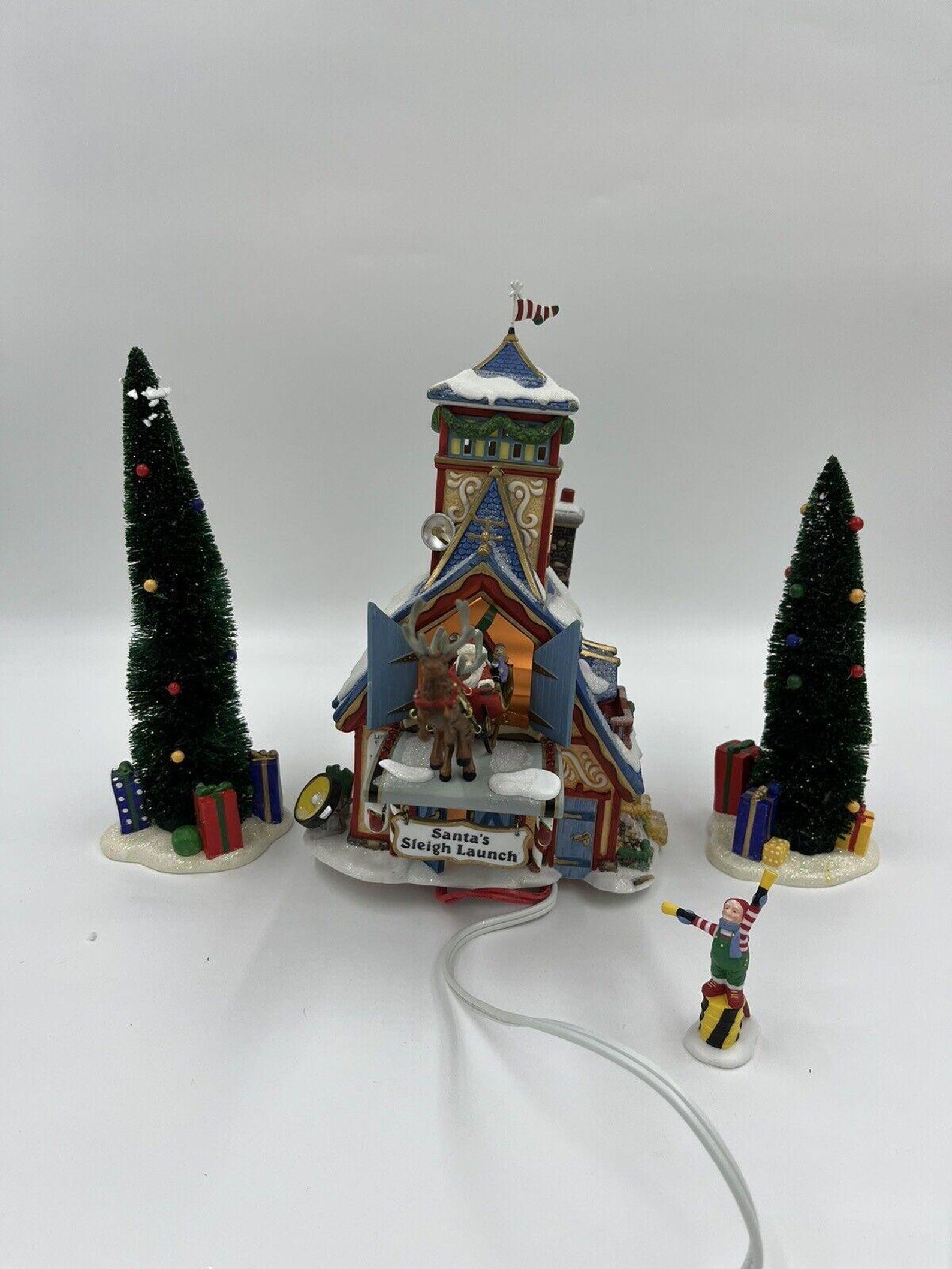 Department Dept 56 Santa's Sleigh Launch 56734 North Pole Series Tested ...