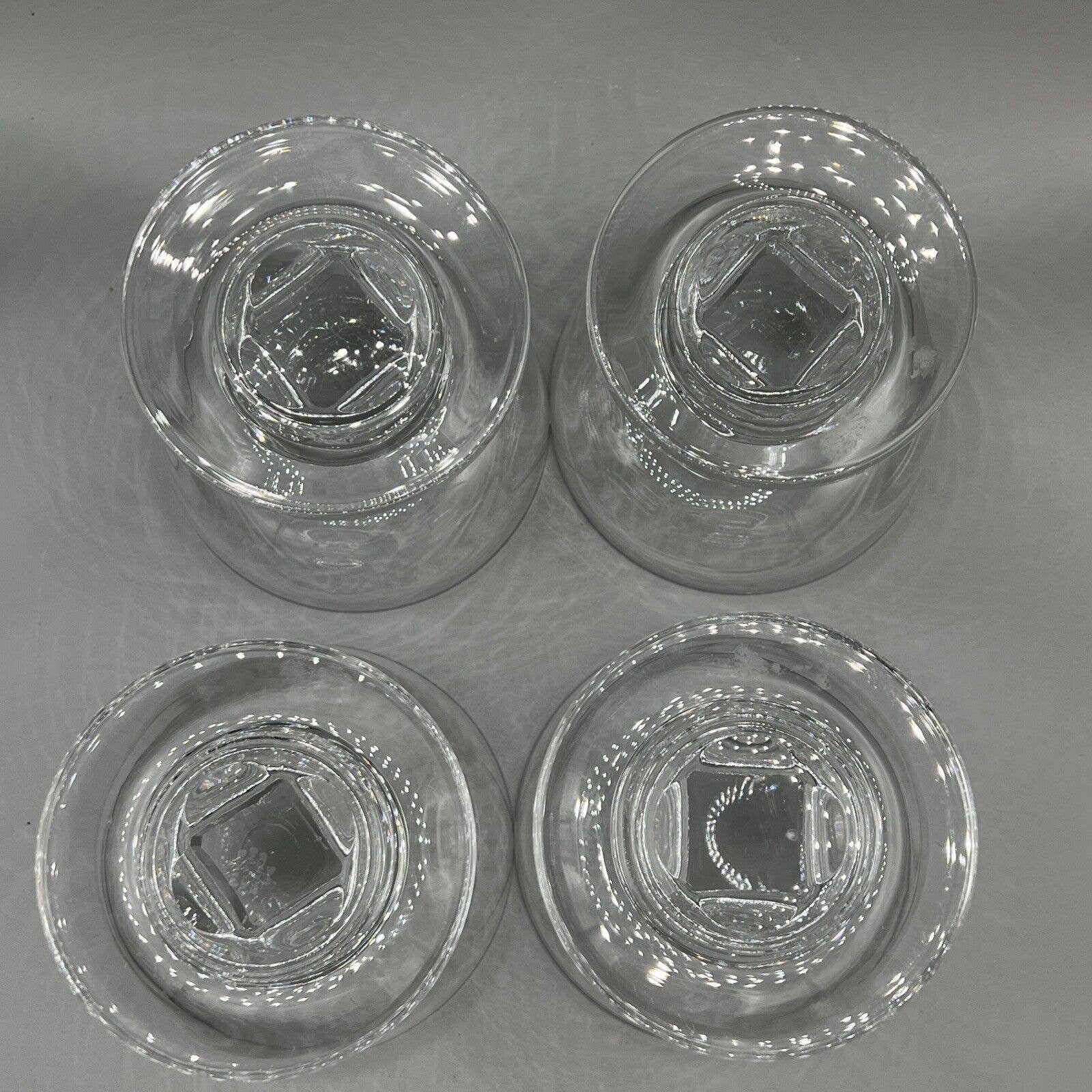 Dansk Crystal Champagne Carla Sherbet Glass Set of 4 Vintage Drinking ...