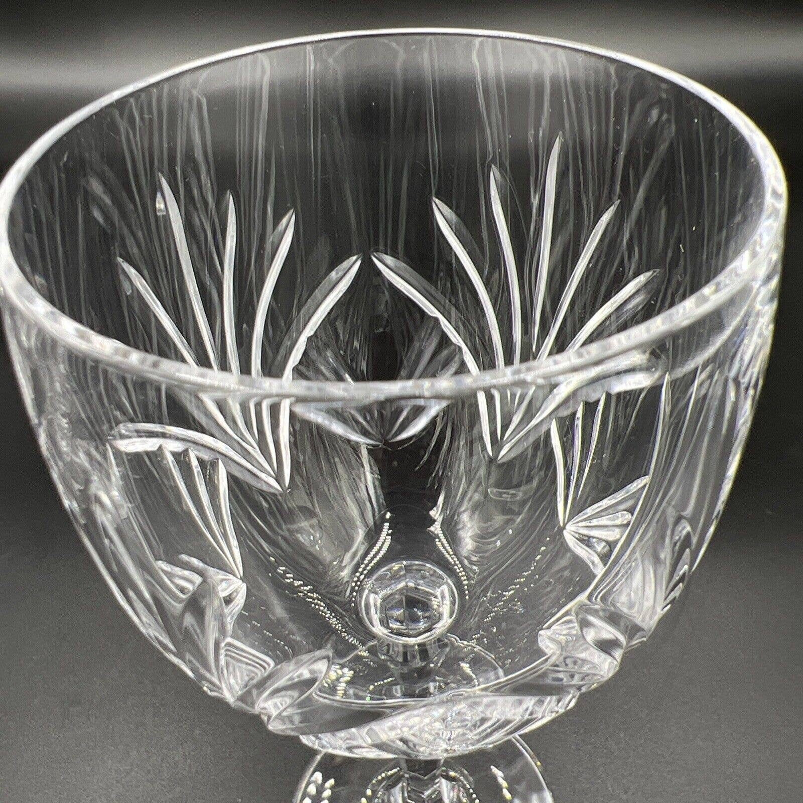 Vintage Glassware Set of 10 BLOCK 24% LEAD CRYSTAL Water Goblets 7 Tall ...