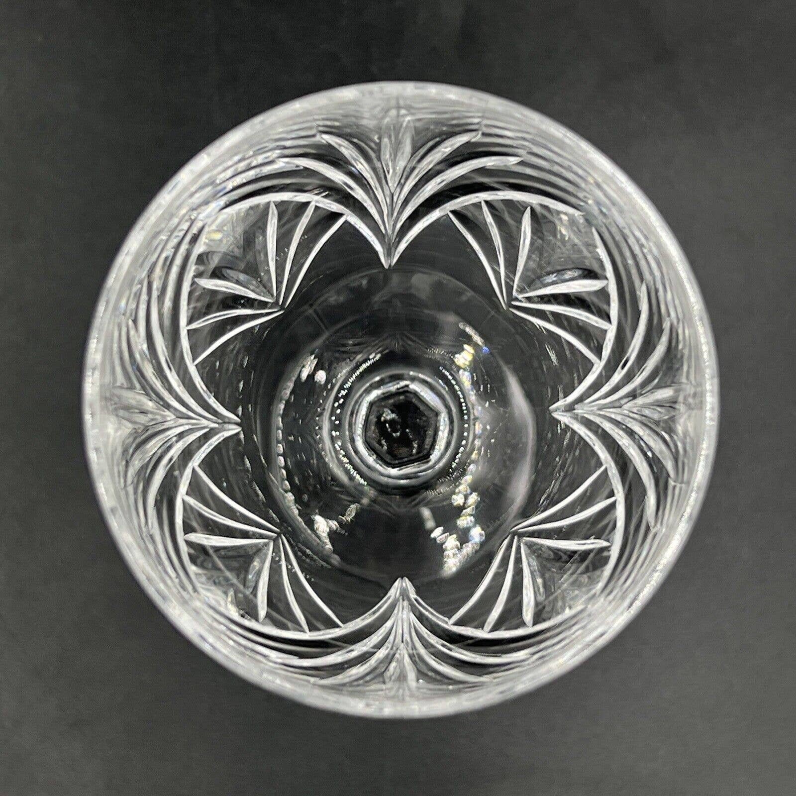 Vintage Glassware Set of 10 BLOCK 24% LEAD CRYSTAL Water Goblets 7 Tall ...